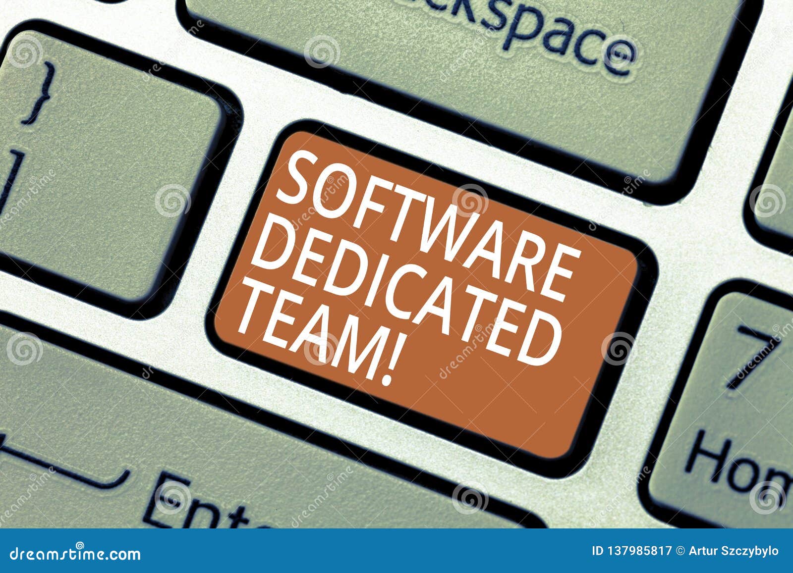 Handwriting Text Software Dedicated Team. Concept Meaning Business ...