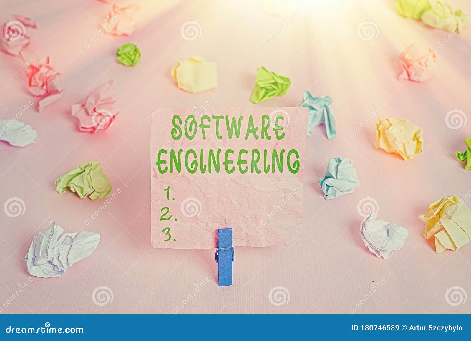 Handwriting Text Software Engineering. Concept Meaning Program ...