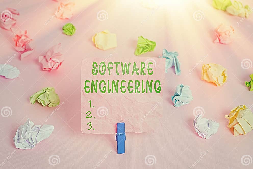 Handwriting Text Software Engineering. Concept Meaning Program ...