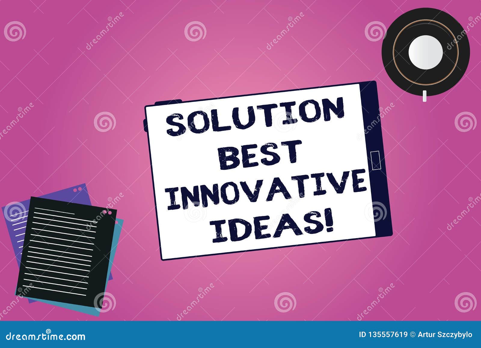 Handwriting Text Solution Best Innovative Ideas. Concept Meaning Good ...