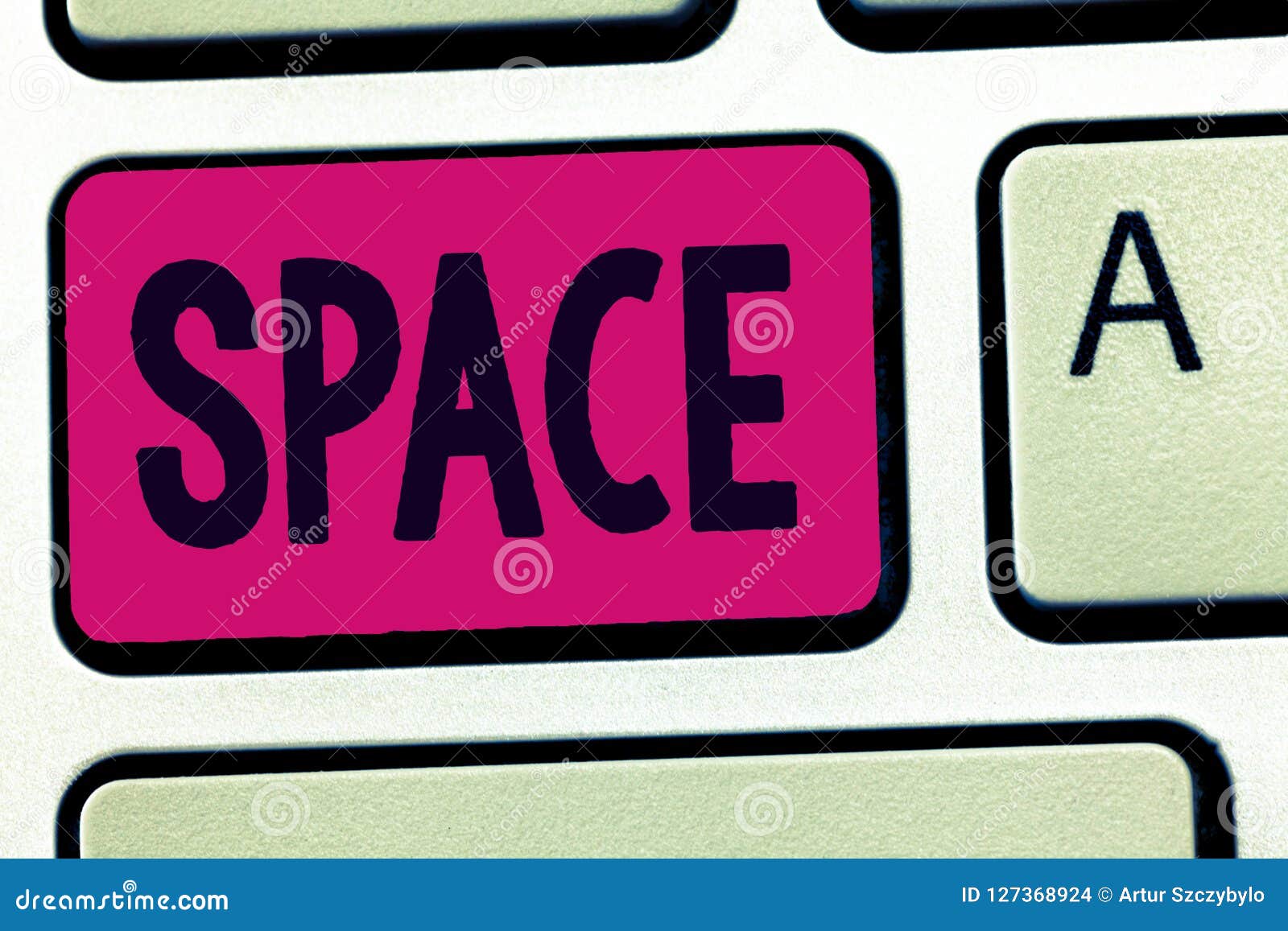 Handwriting Text Space. Concept Meaning Continuous Area or Expanse ...