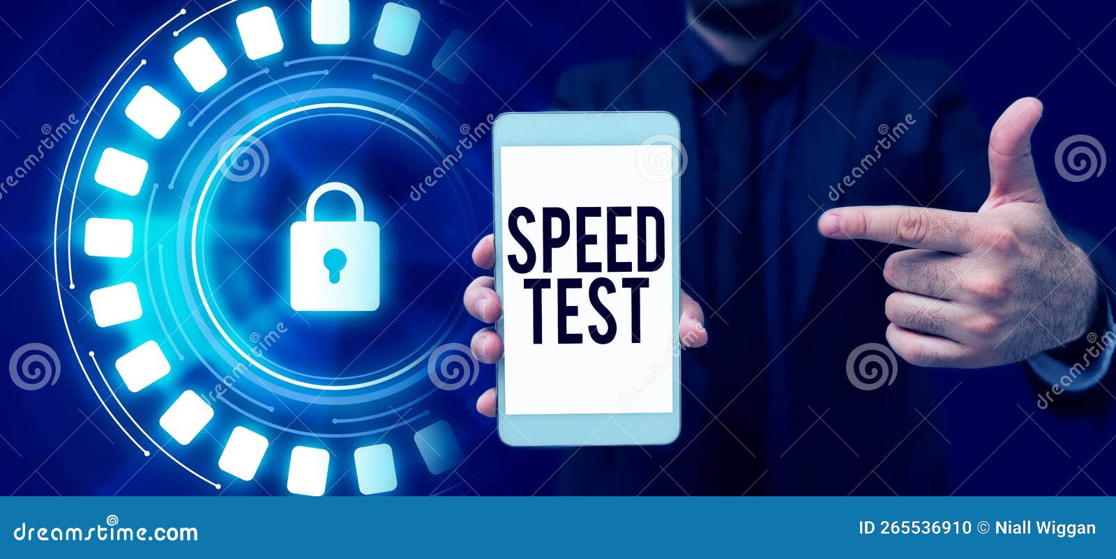 Conceptual Display Speed Test. Business Showcase Psychological Test for ...