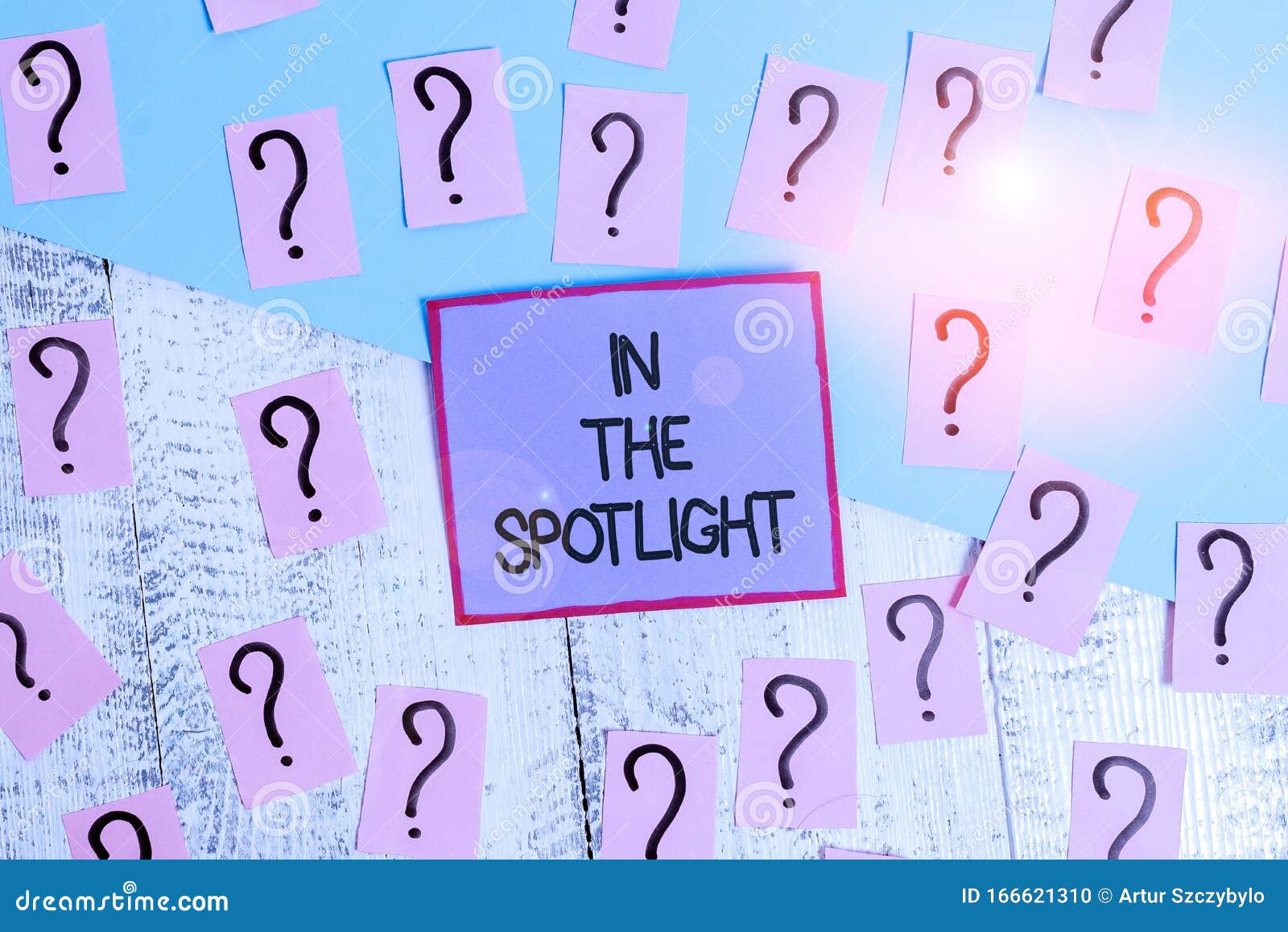 Handwriting Text in the Spotlight. Concept Meaning when Crowd ...