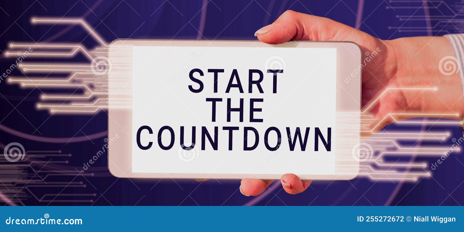 Handwriting Text Start the Countdown. Internet Concept Sequence of ...