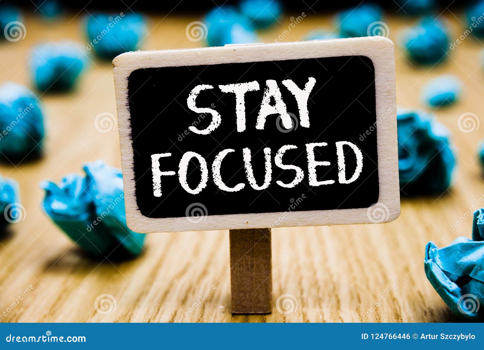 Handwriting Text Stay Focused. Concept Meaning Be Attentive Concentrate ...