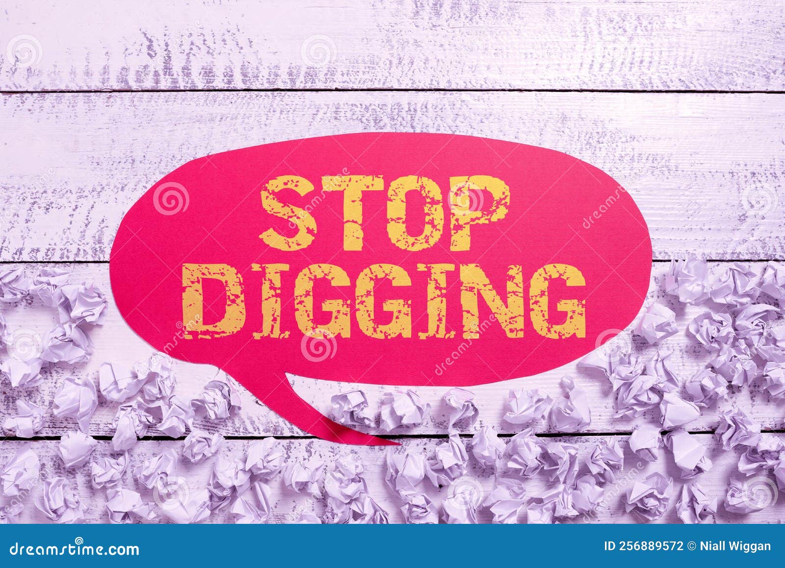 Handwriting Text Stop Digging. Business Idea Prevent Illegal Excavation ...