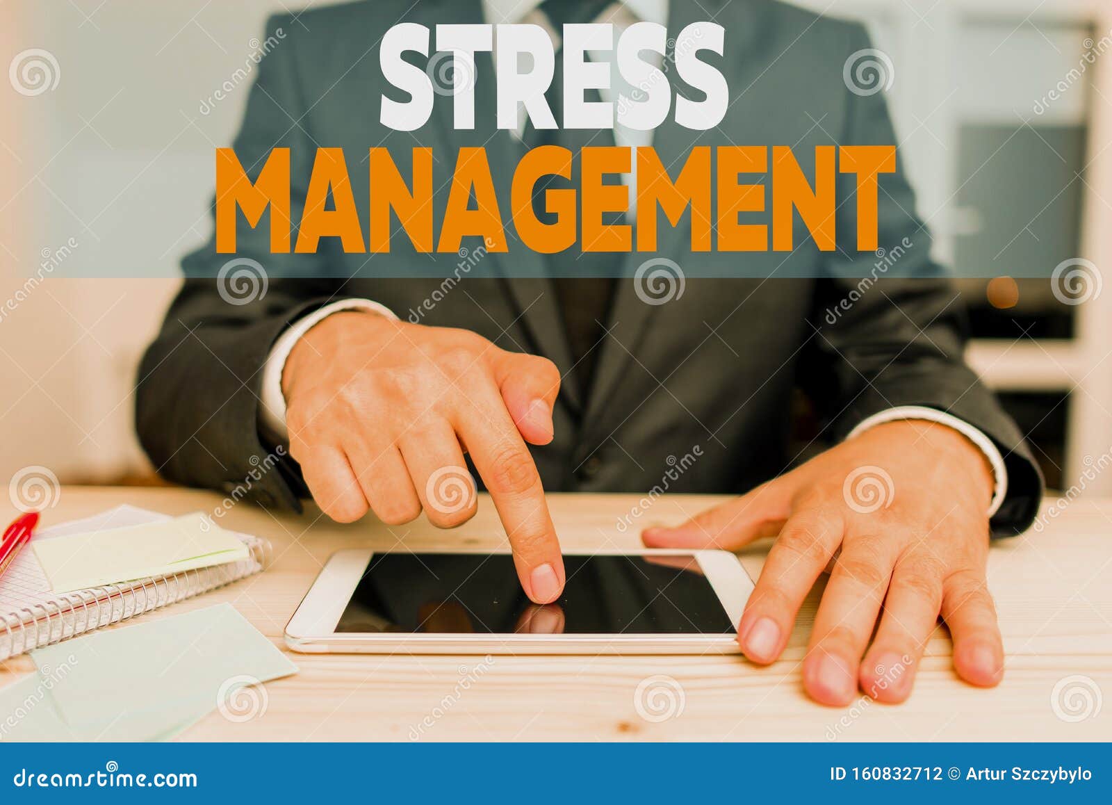 Handwriting Text Stress Management. Concept Meaning Method of Limiting ...