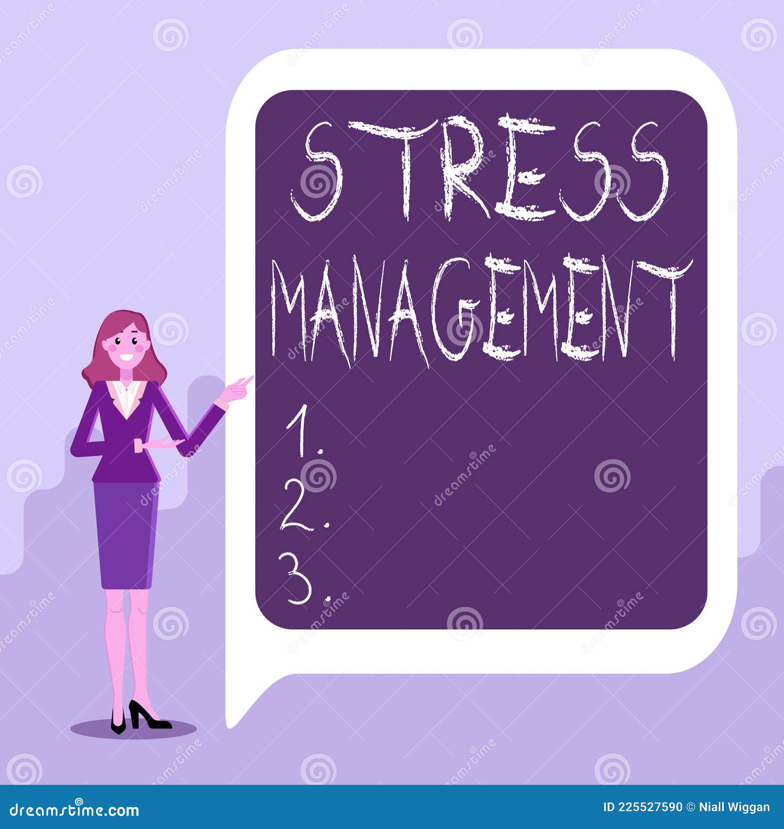 Handwriting Text Stress Management. Word for Method of Limiting Stress ...