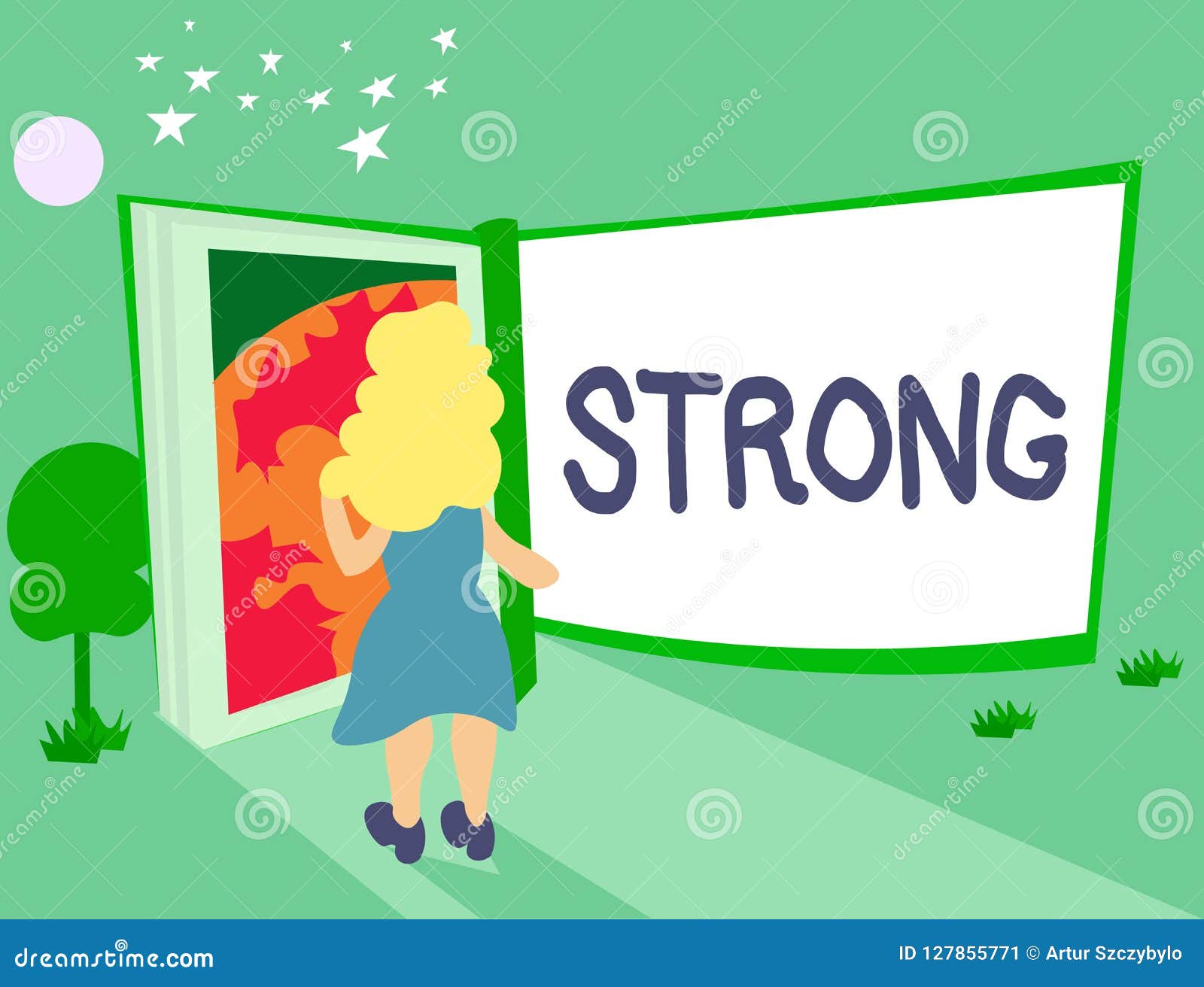 Handwriting Text Strong. Concept Meaning Having Power To Move Heavy ...