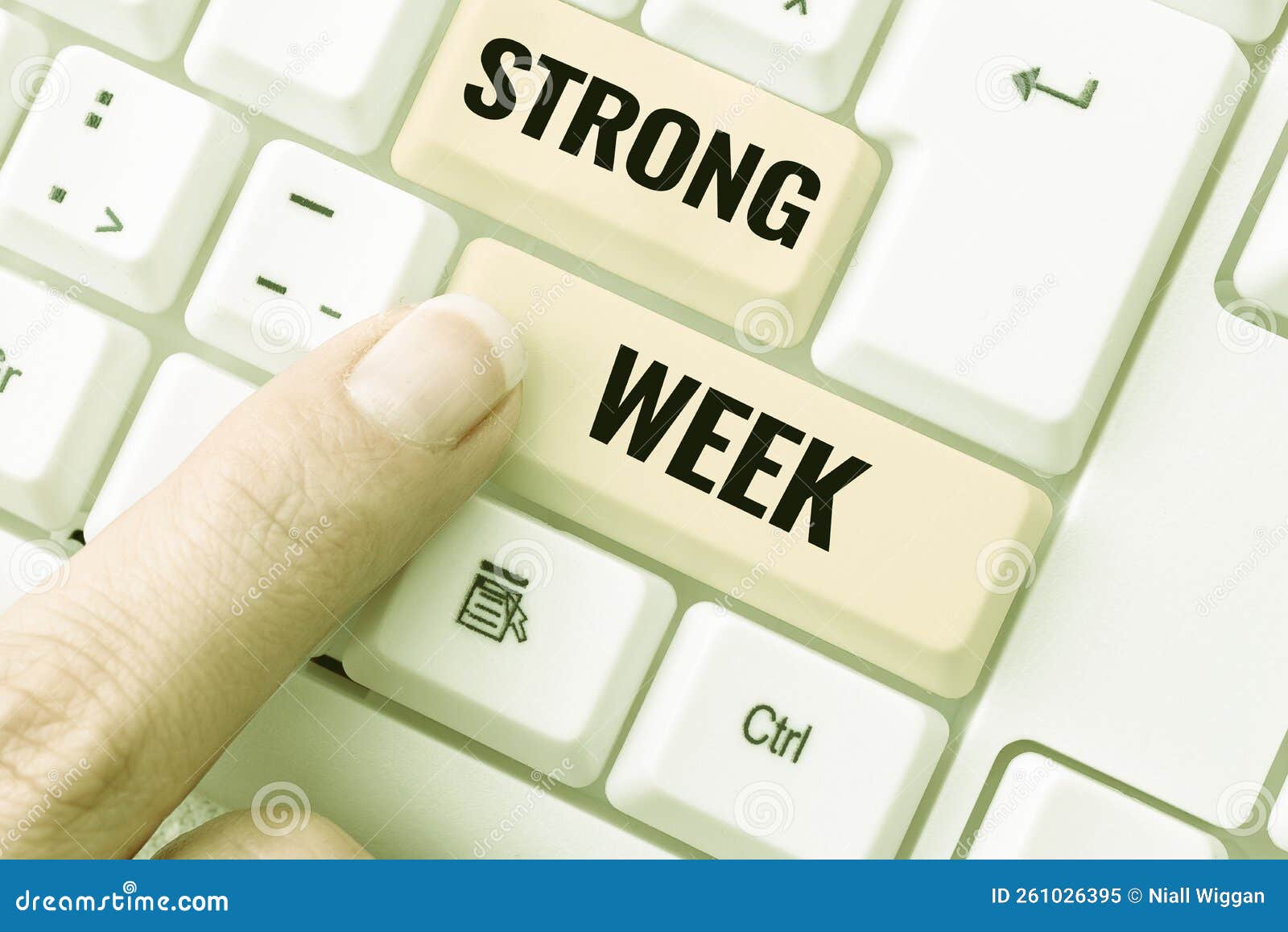 Handwriting Text Strong Weak. Business Concept the Leadership and ...