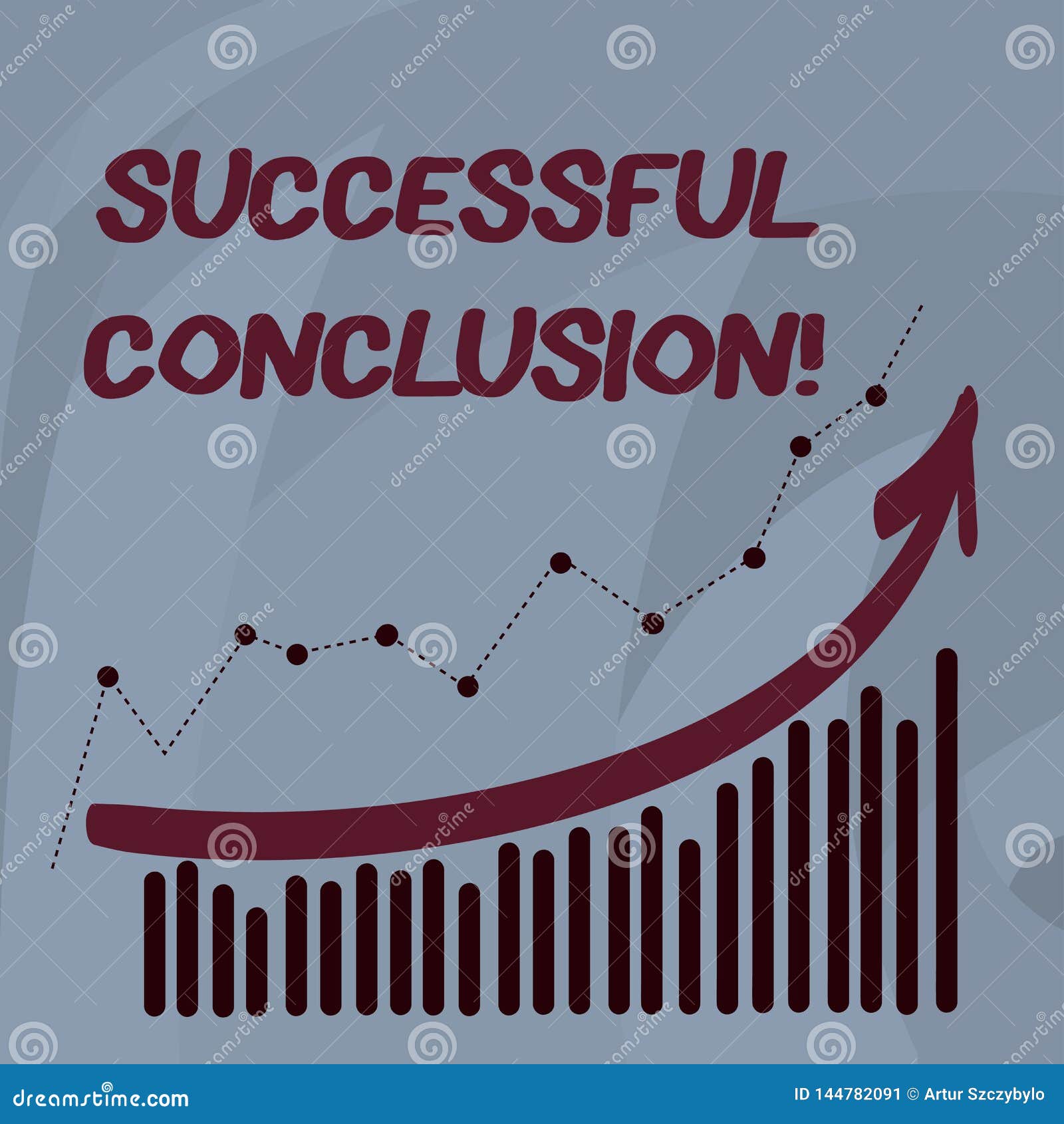 Handwriting Text Successful Conclusion. Concept Meaning Thoughtful End ...