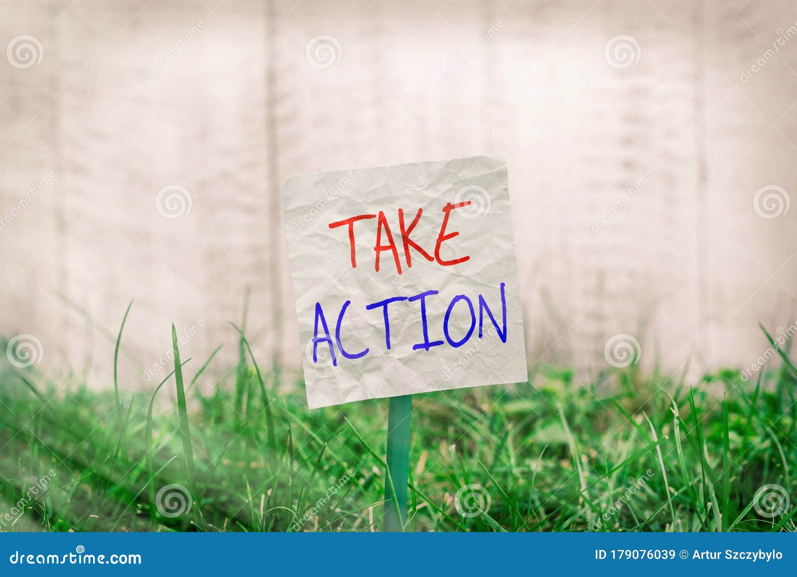 Handwriting Text Take Action. Concept Meaning To Do Somethingoract in ...