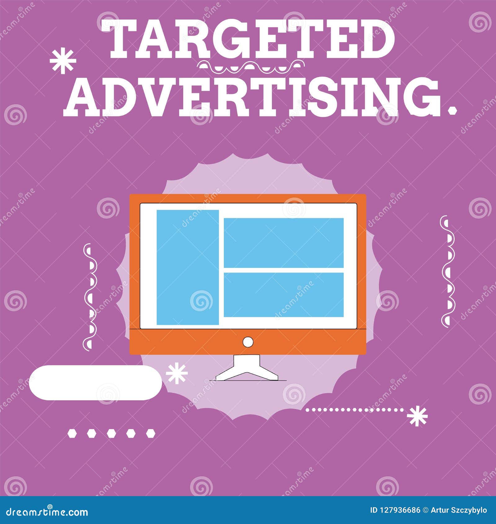 Handwriting Text Targeted Advertising. Concept Meaning Online ...