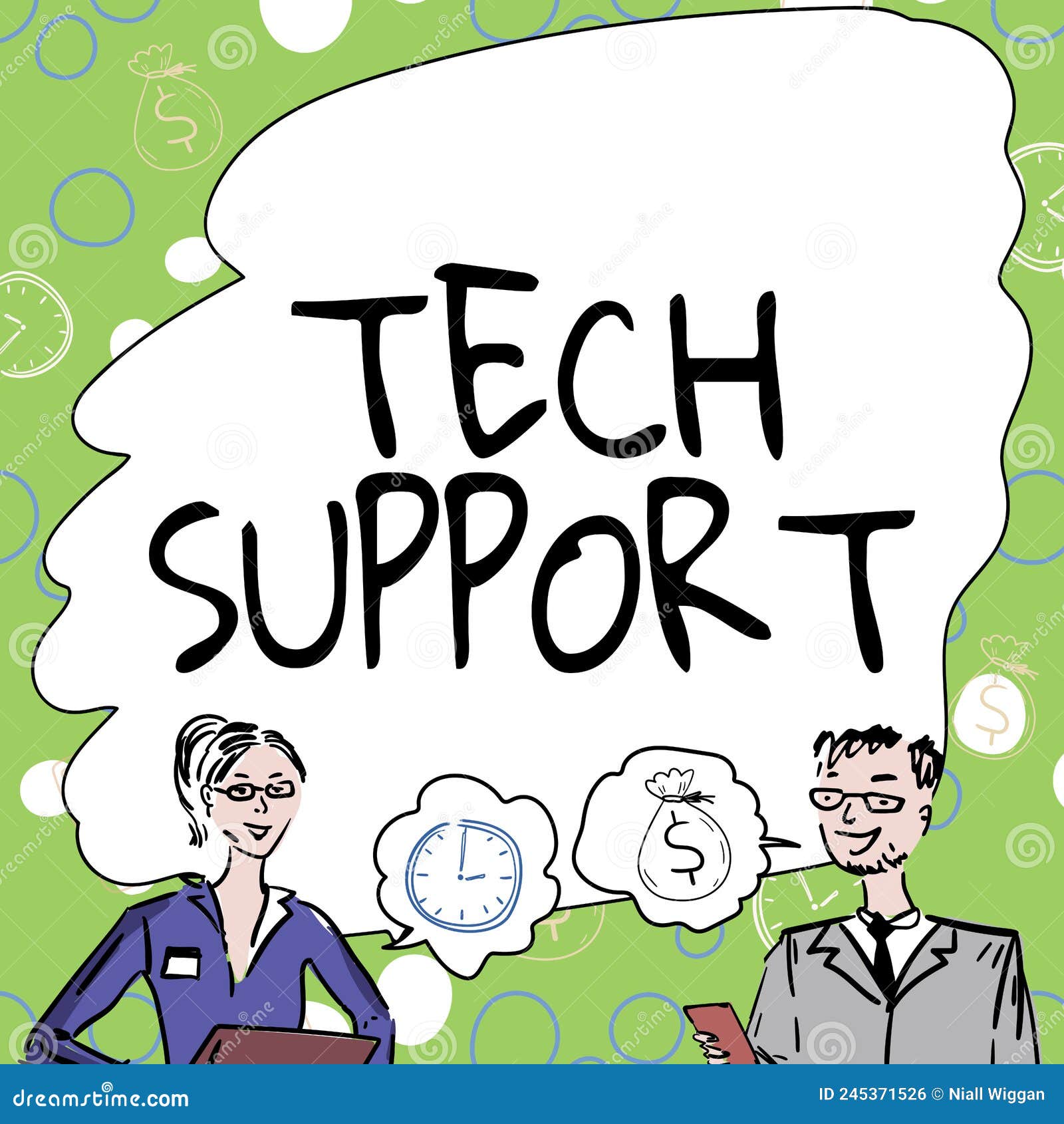 Handwriting Text Tech Support. Word for Assisting Individuals Who are ...