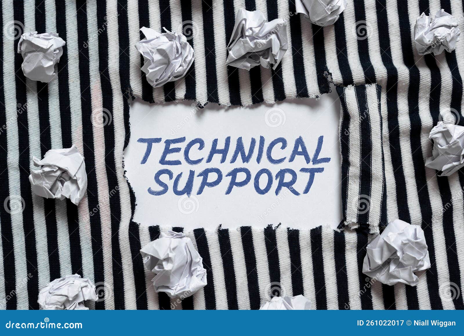 Inspiration Showing Sign Technical Support. Word Written on a Service ...