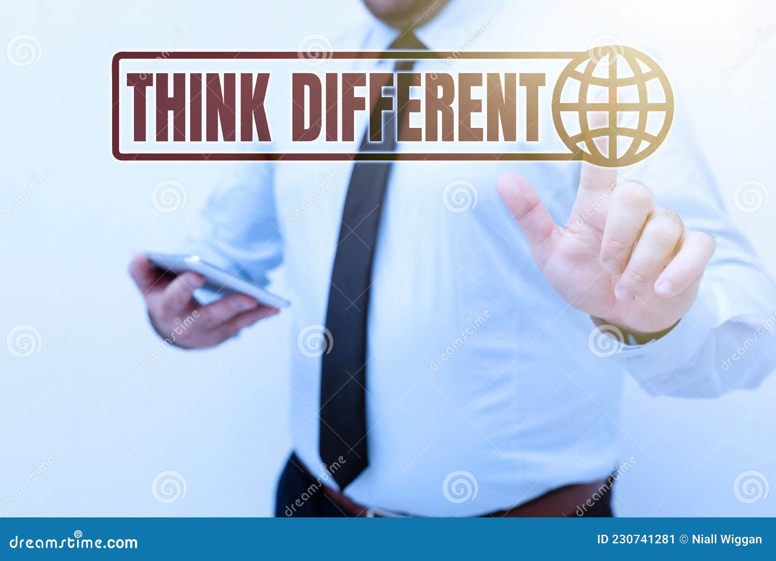 Handwriting Text Think Different. Word for Unusual Method or Practice ...