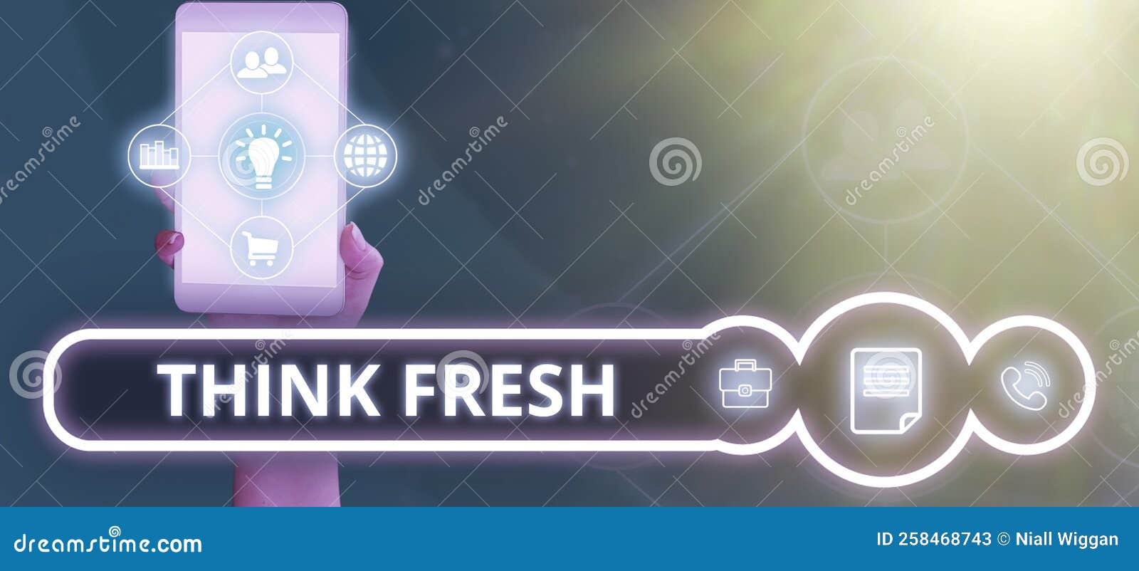 Text Sign Showing Think Fresh. Business Concept a New Perspective of ... Text Sign Showing Think Fresh. Business Concept a New Perspective of ...