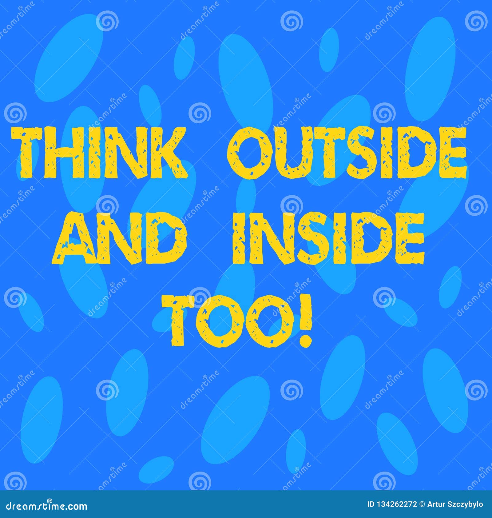 Handwriting Text Think Outside and Inside Too. Concept Meaning See the ...