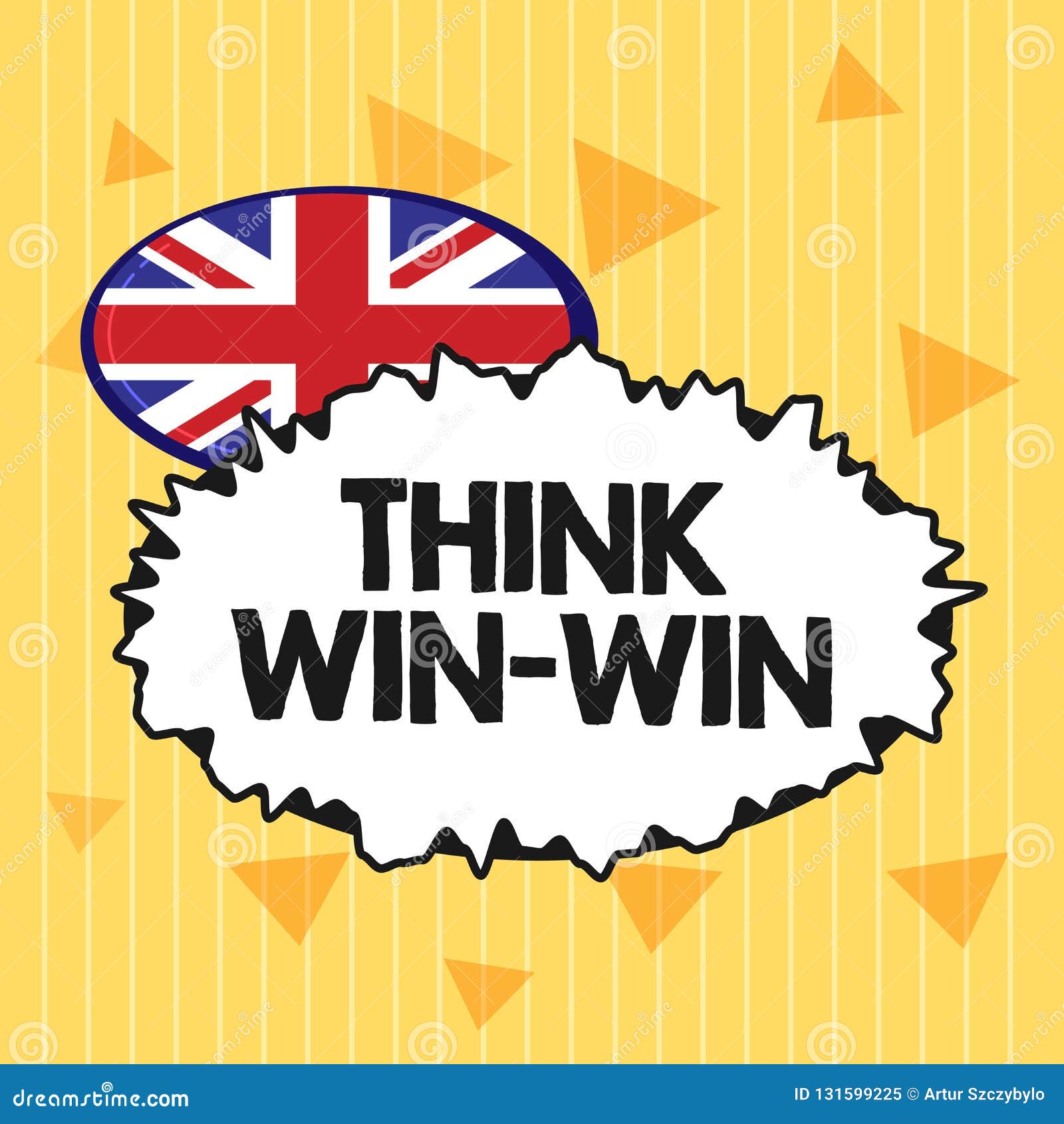 Handwriting Text Think Win Win. Concept Meaning Agreements or Solutions ...