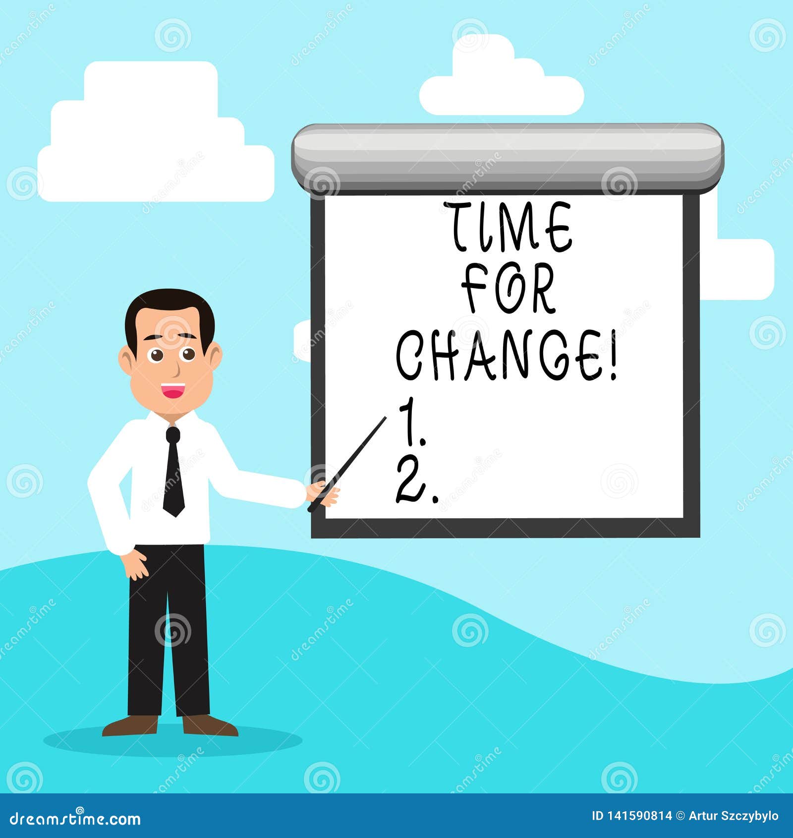 Handwriting Text Time for Change. Concept Meaning Transition Grow ...