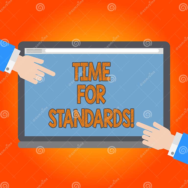 Handwriting Text Time for Standards. Concept Meaning Specification for ...