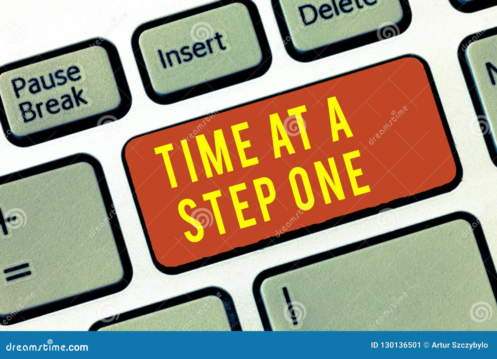 Handwriting Text Time at a Step One. Concept Meaning Slowly but Surely ... Handwriting Text Time at a Step One. Concept Meaning Slowly but Surely ...