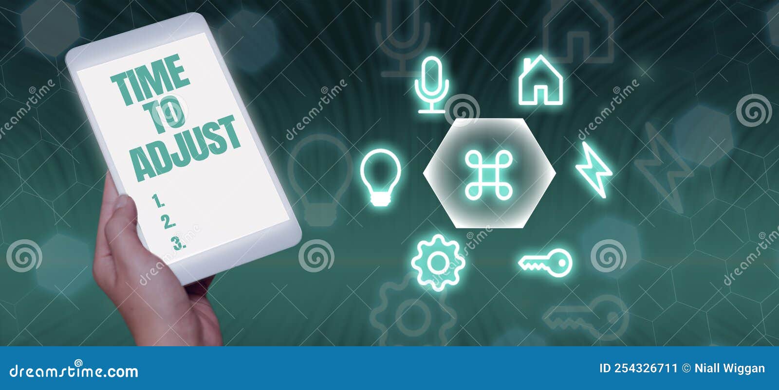 Handwriting Text Time To Adjust. Word for Right Moment for Making ...