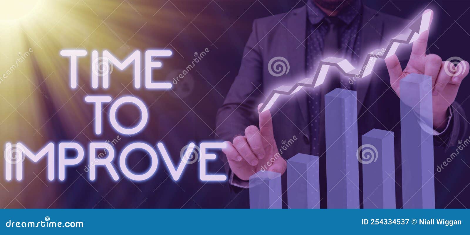 Handwriting Text Time To Improve. Word for Telling Someone To Develop ...