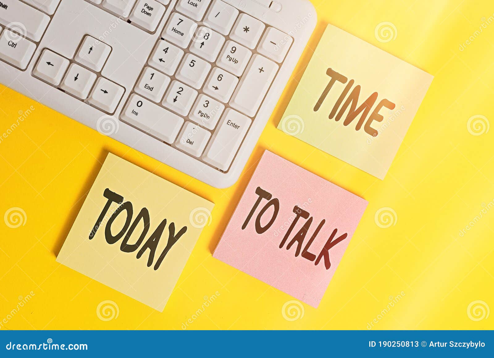 Handwriting Text Time To Talk. Concept Meaning To Discuss with the an ...