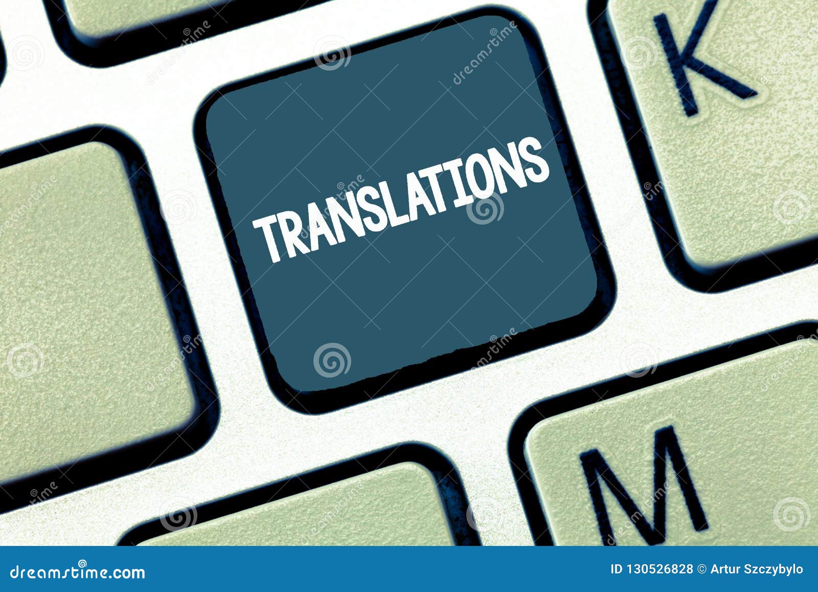 Handwriting Text Translations. Concept Meaning Process of Translating ...