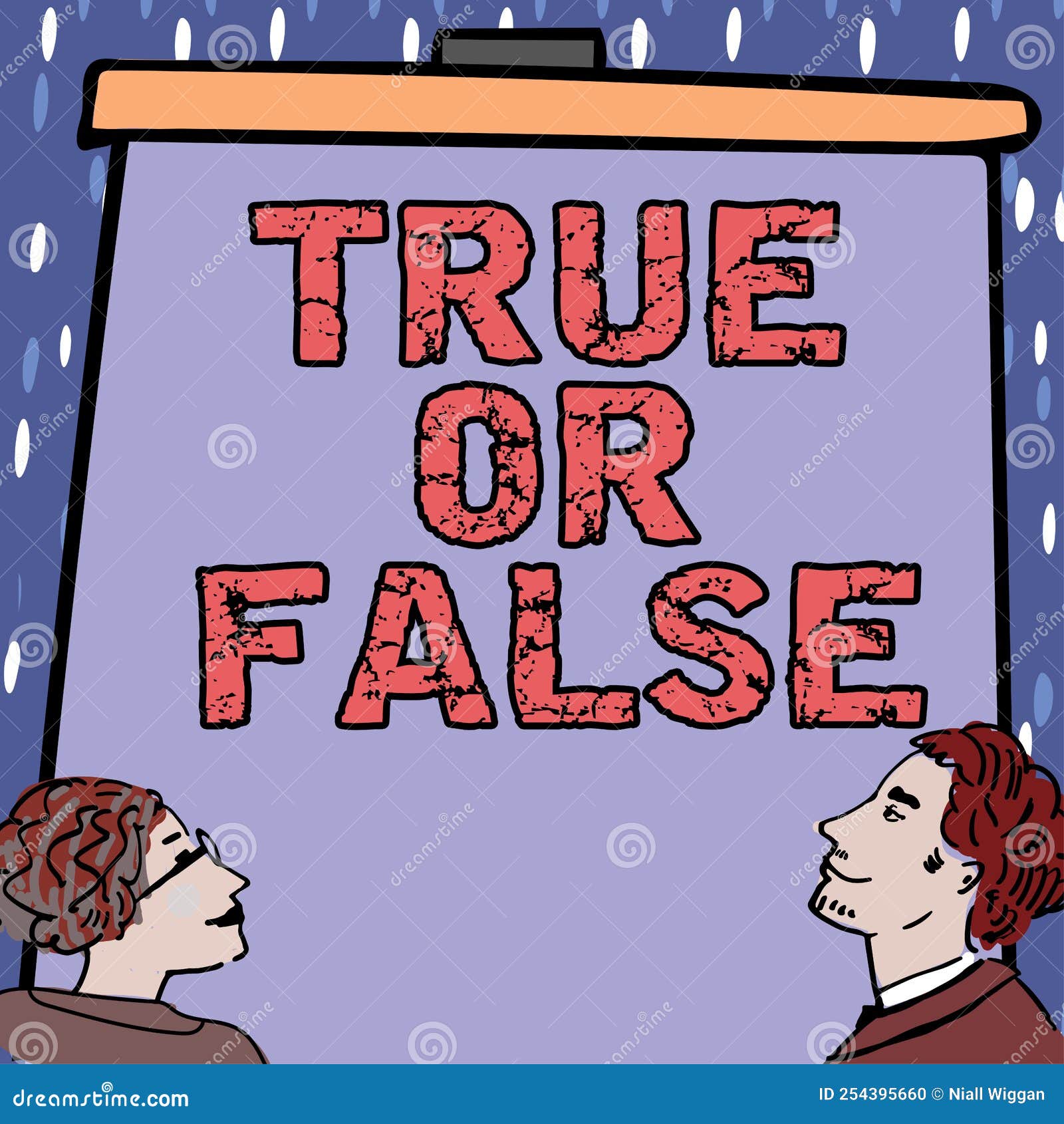 Handwriting Text True or False. Concept Meaning Decide between a Fact ...