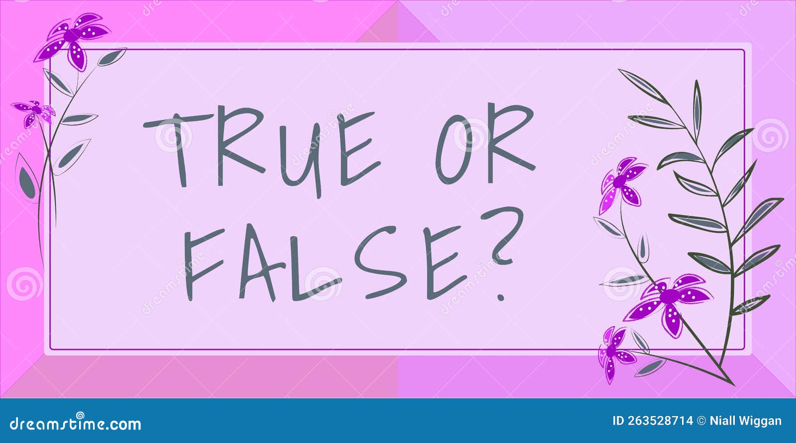 Handwriting Text True or Falsequestion. Word for Series of Statements ...