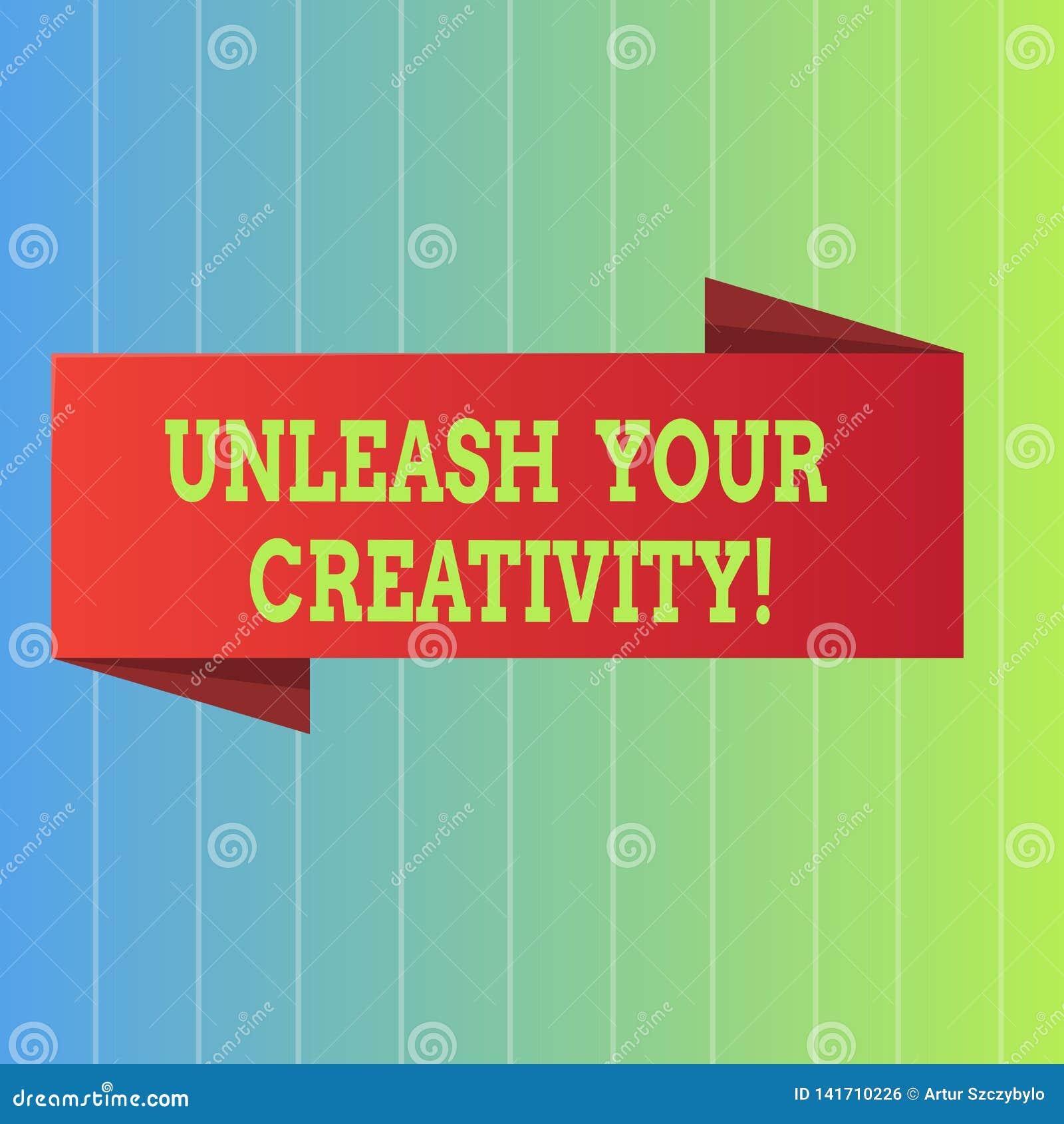 Handwriting Text Unleash Your Creativity. Concept Meaning Develop ...