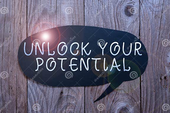 Text Showing Inspiration Unlock Your Potential. Business Concept ... Text Showing Inspiration Unlock Your Potential. Business Concept ...