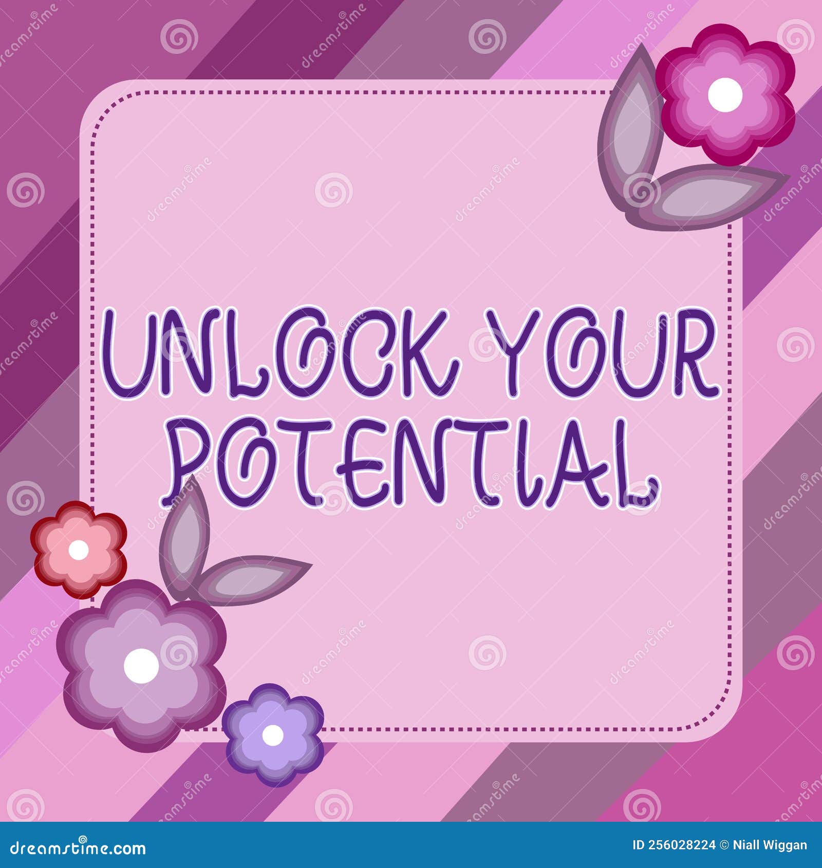 Handwriting Text Unlock Your Potential. Concept Meaning Maximize the ...