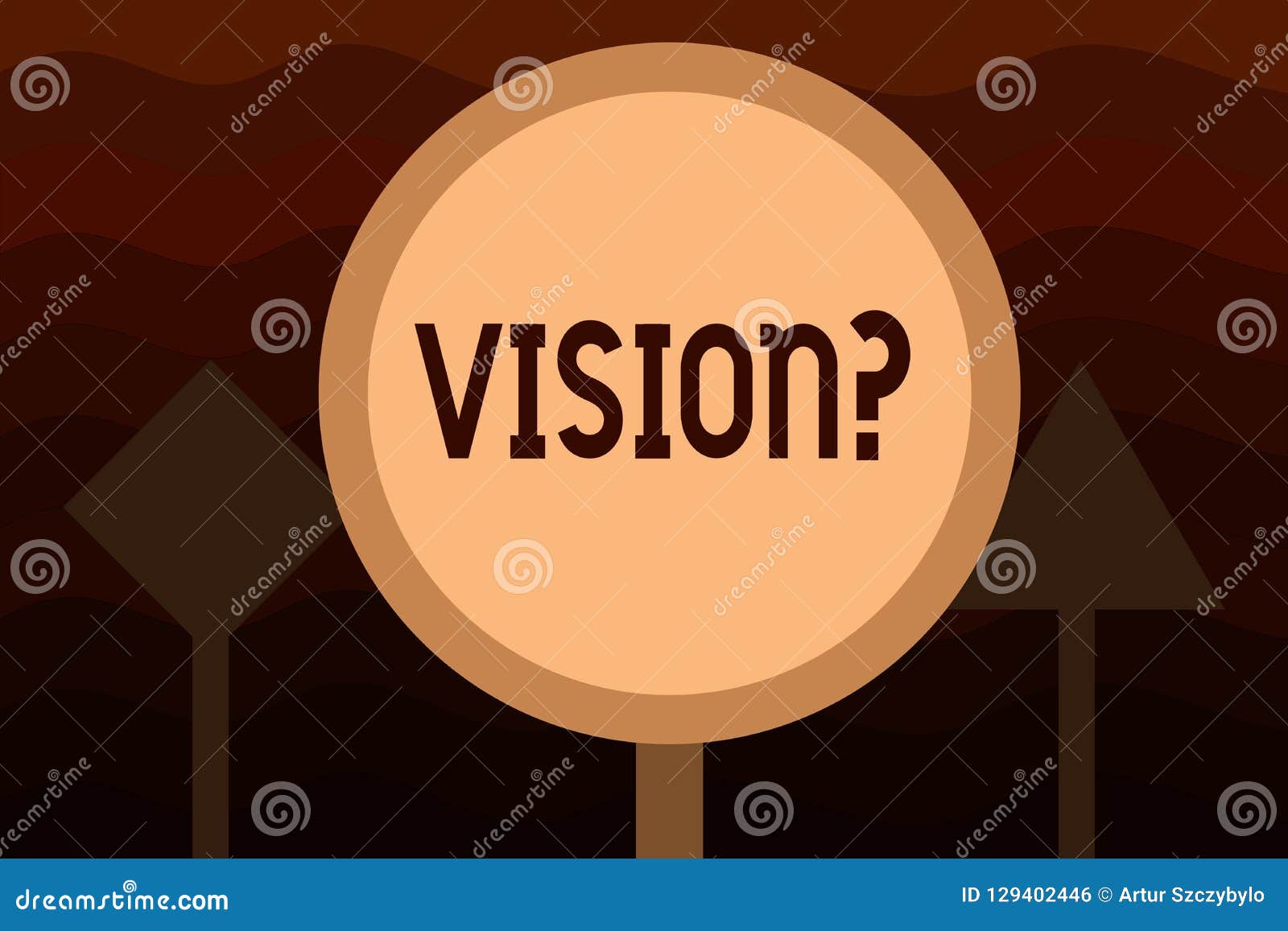 Handwriting Text Vision Question. Concept Meaning Being Able To See ...