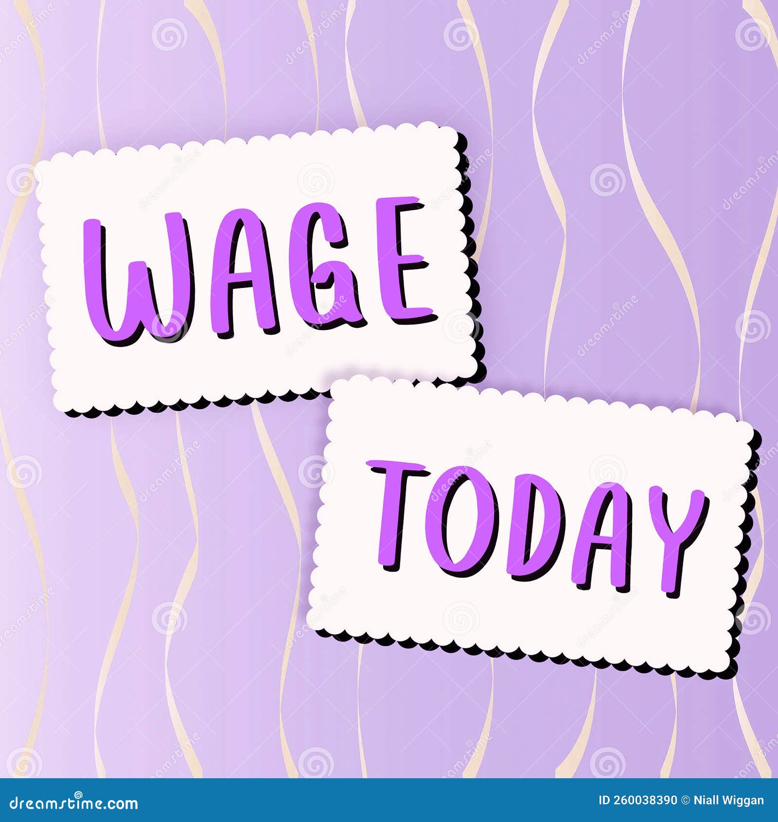 Handwriting Text Wage Business Overview Monetary Compensation Paid By