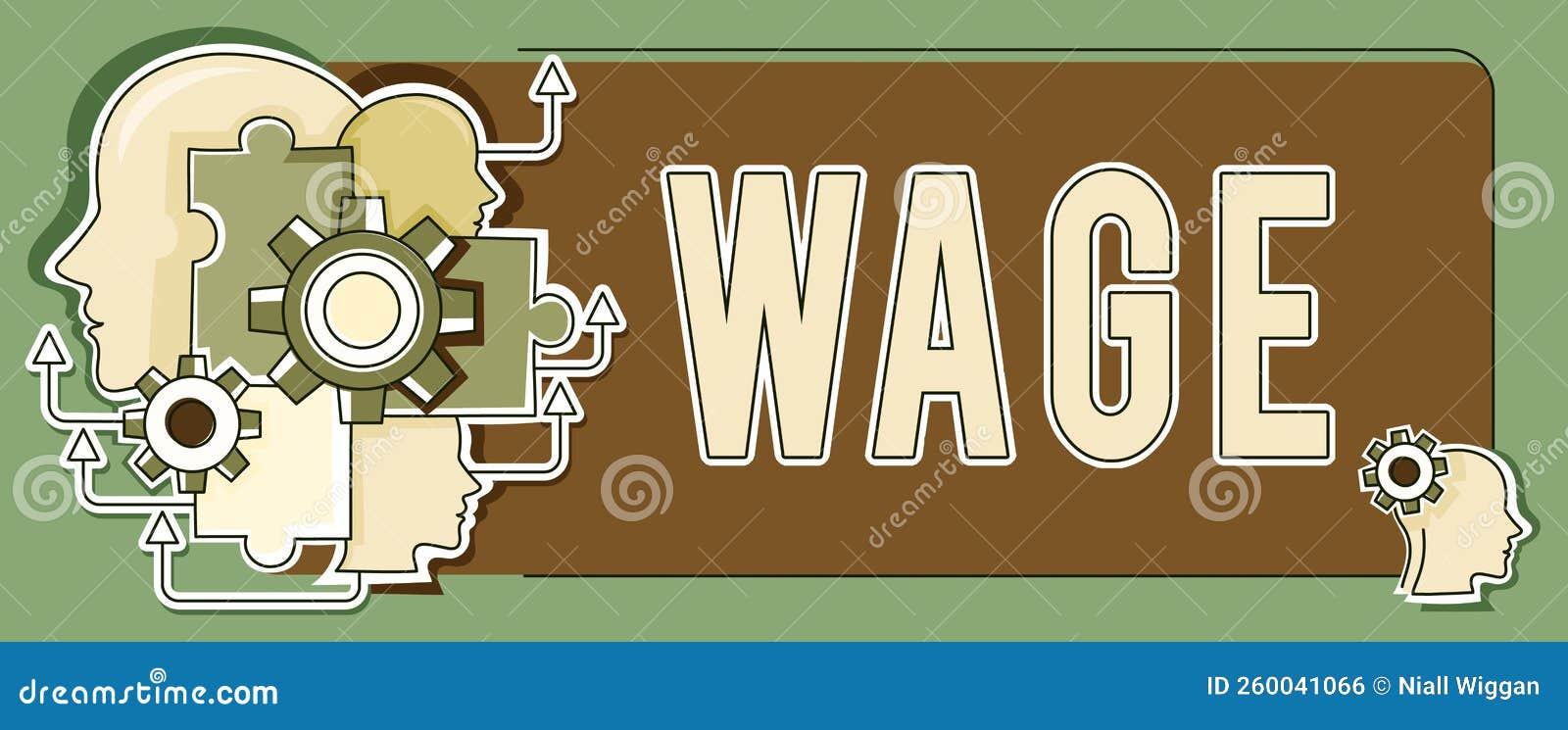 Handwriting Text Wage Business Showcase Monetary Compensation Paid By