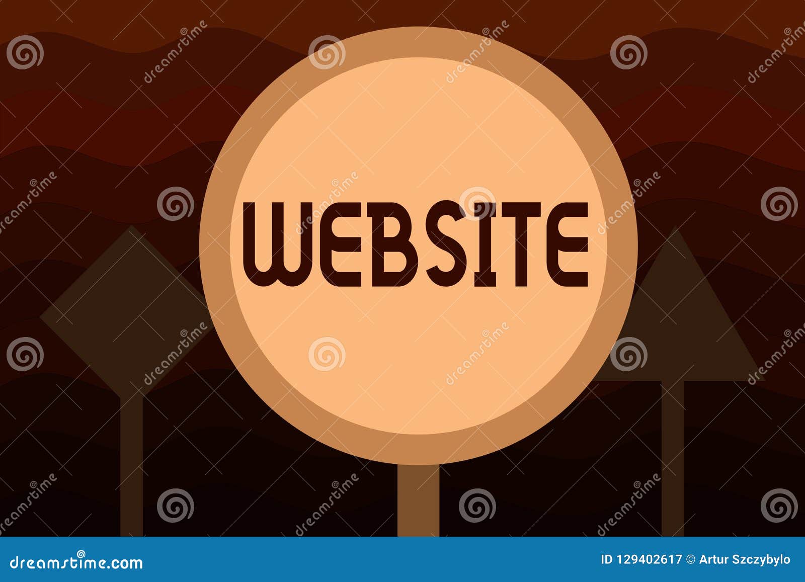 Handwriting Text Website. Concept Meaning Related Web Pages Located ...