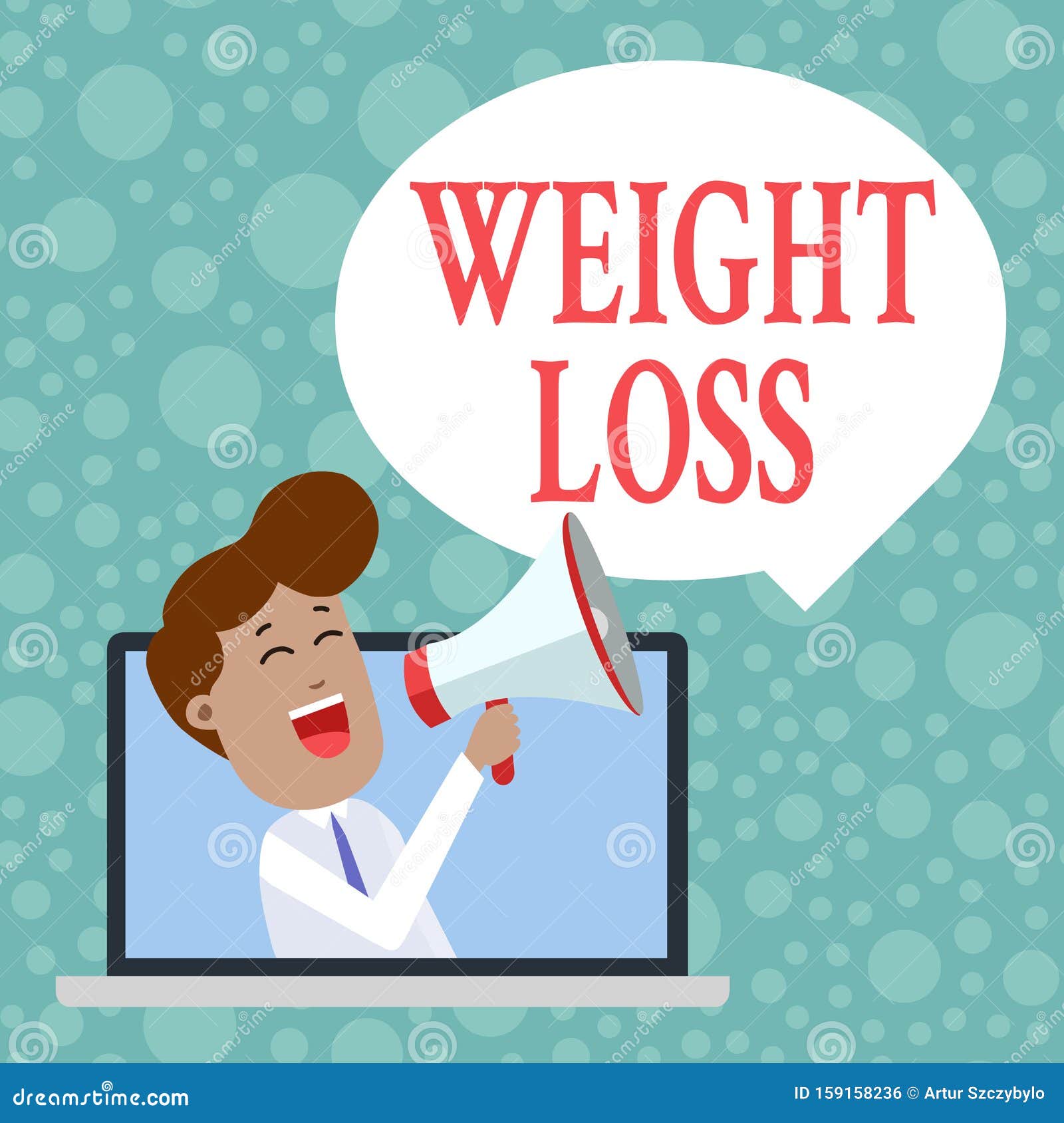 Handwriting Text Weight Loss. Concept Meaning Decrease in Body Fluid ...