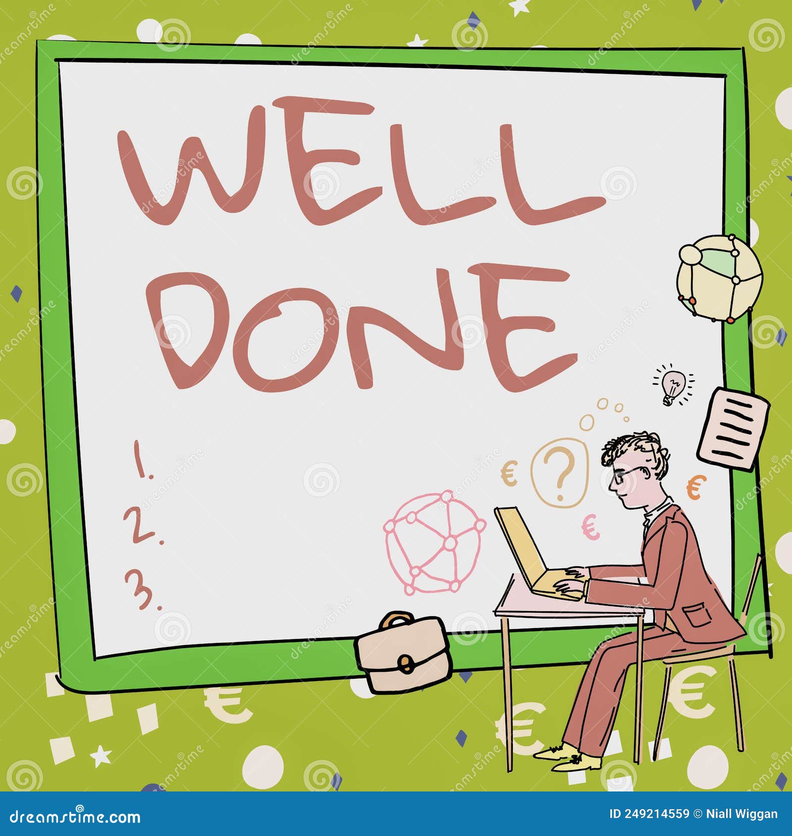 Handwriting Text Well Done. Business Approach Peform Accurately and ...