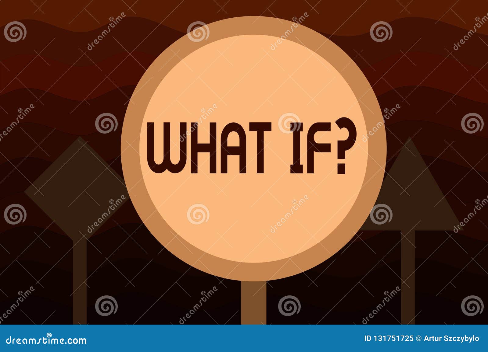 Handwriting Text What If Question. Concept Meaning Study All ...