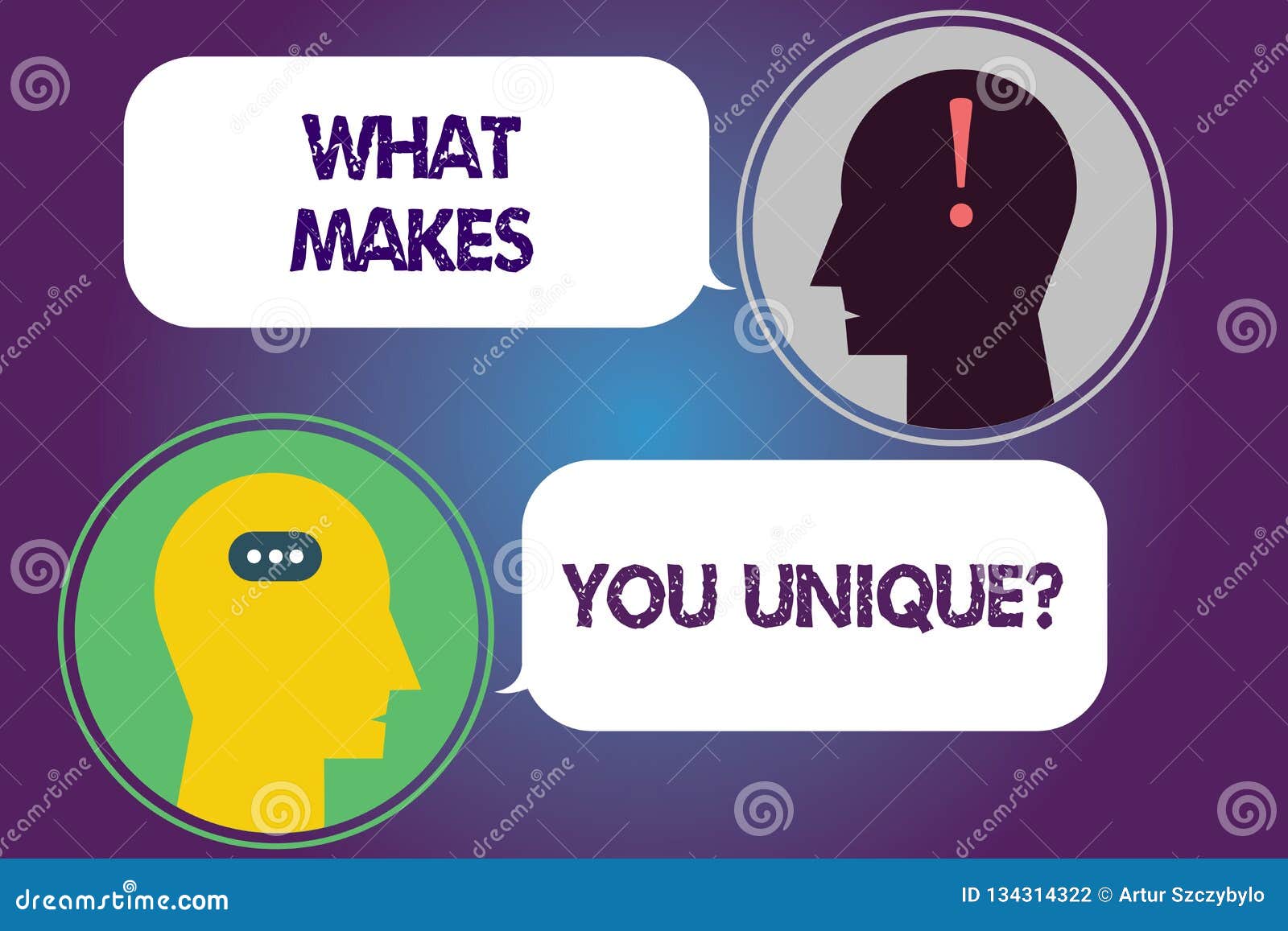 Handwriting Text What Makes You Unique. Concept Meaning Things that ...