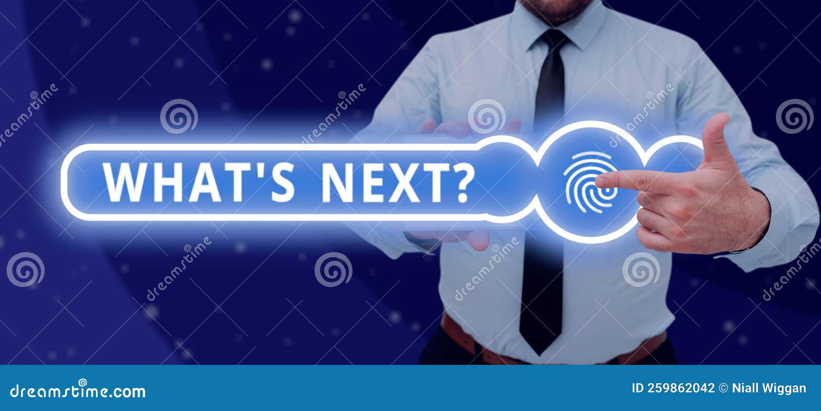 Handwriting Text Whats Next Question. Business Showcase Expecting Any ...