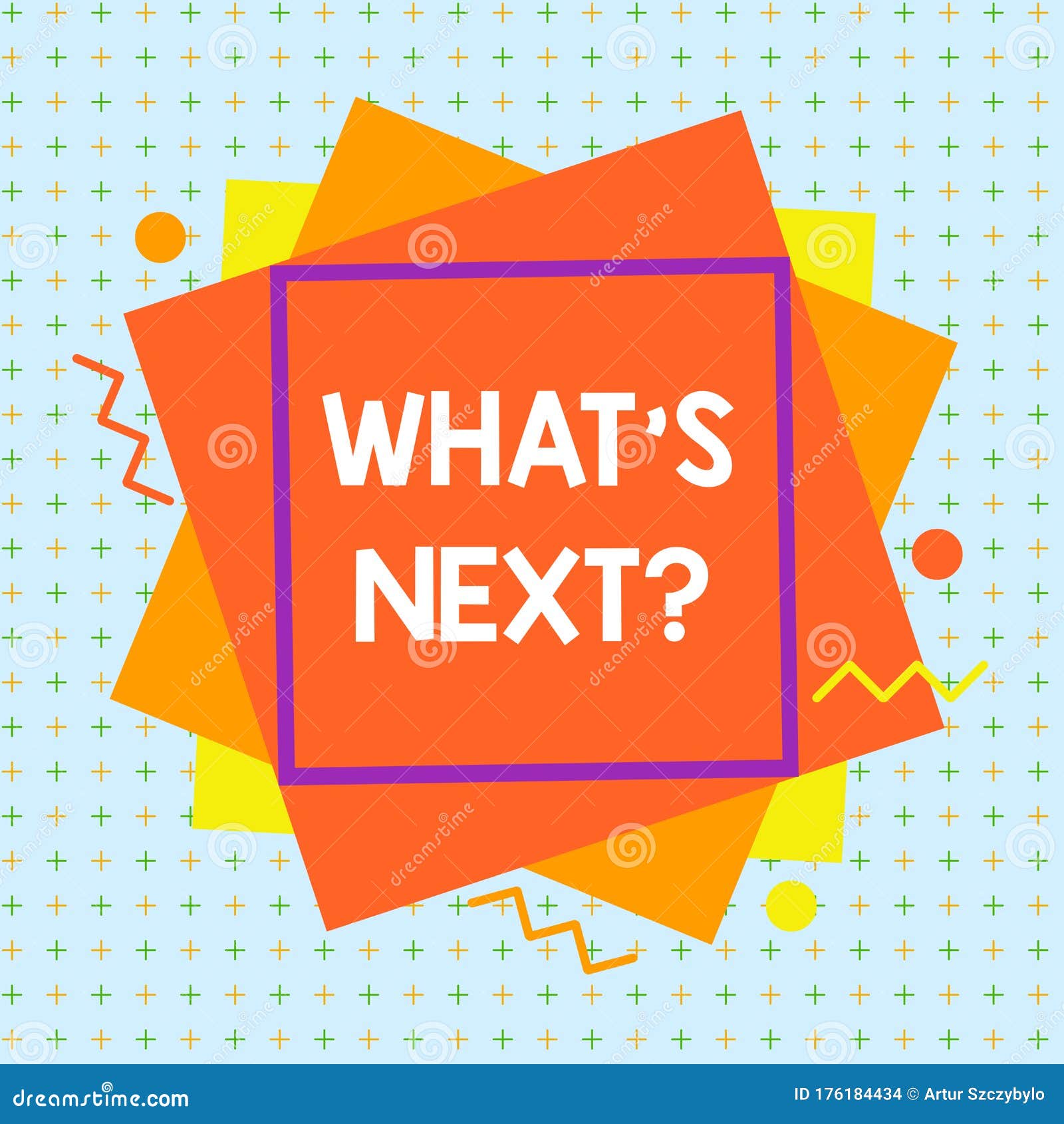 Handwriting Text Whats Next Question. Concept Meaning Asking ...