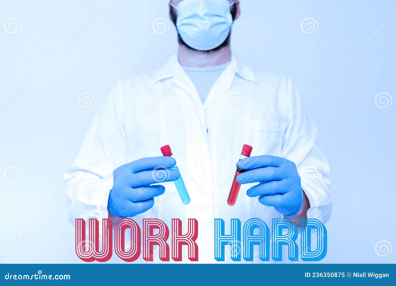 Inspiration Showing Sign Work Hard. Business Overview Laboring that ...