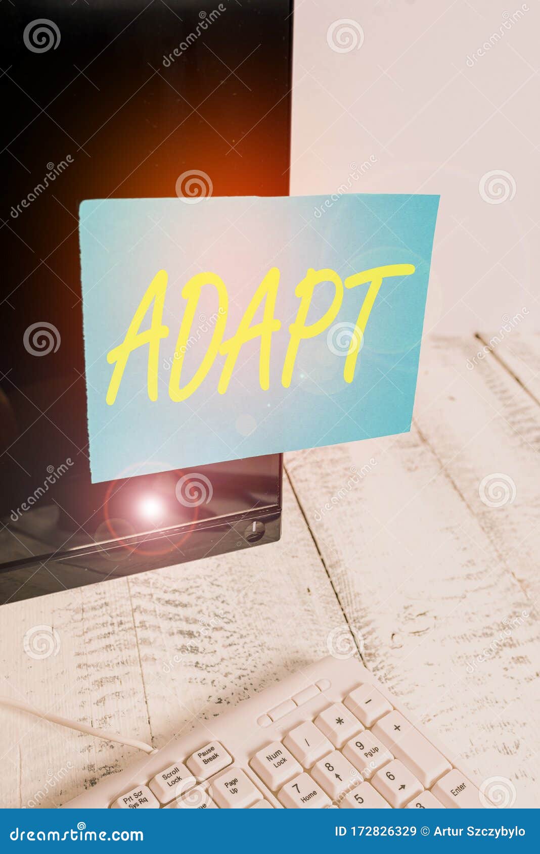 Handwriting Text Writing Adapt. Concept Meaning Make Suitable for a New ...