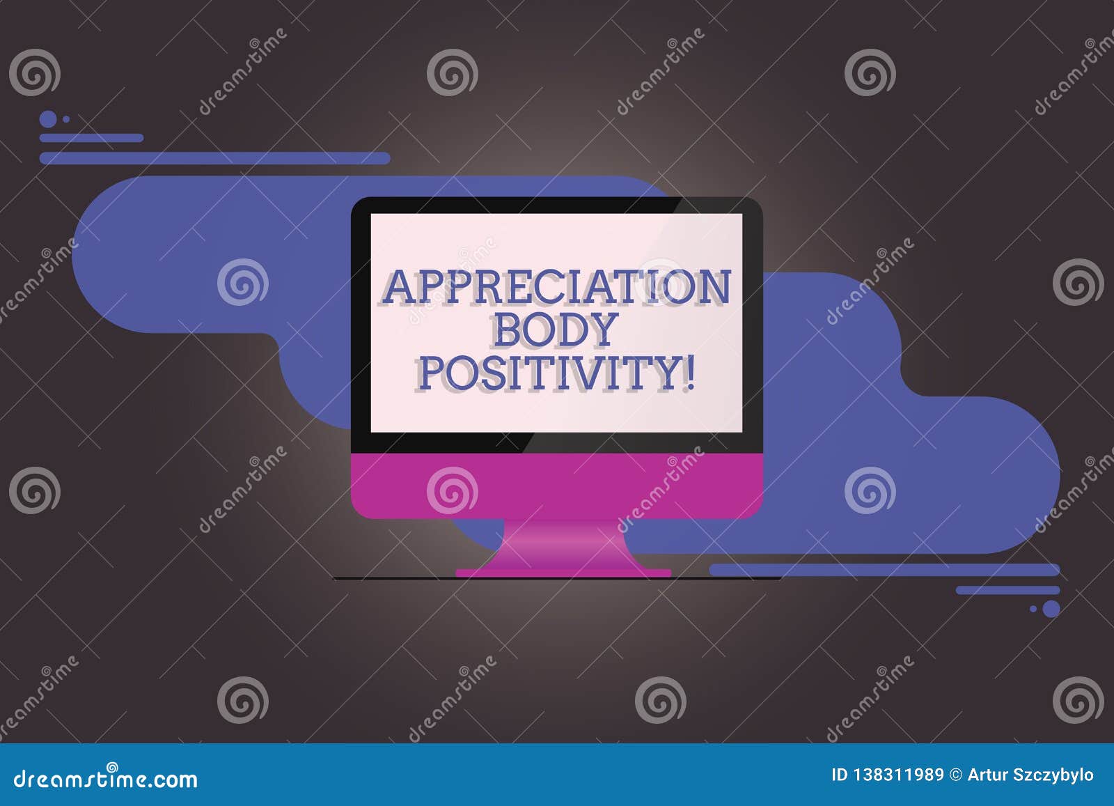 Handwriting Text Writing Appreciation Body Positivity. Concept Meaning ...