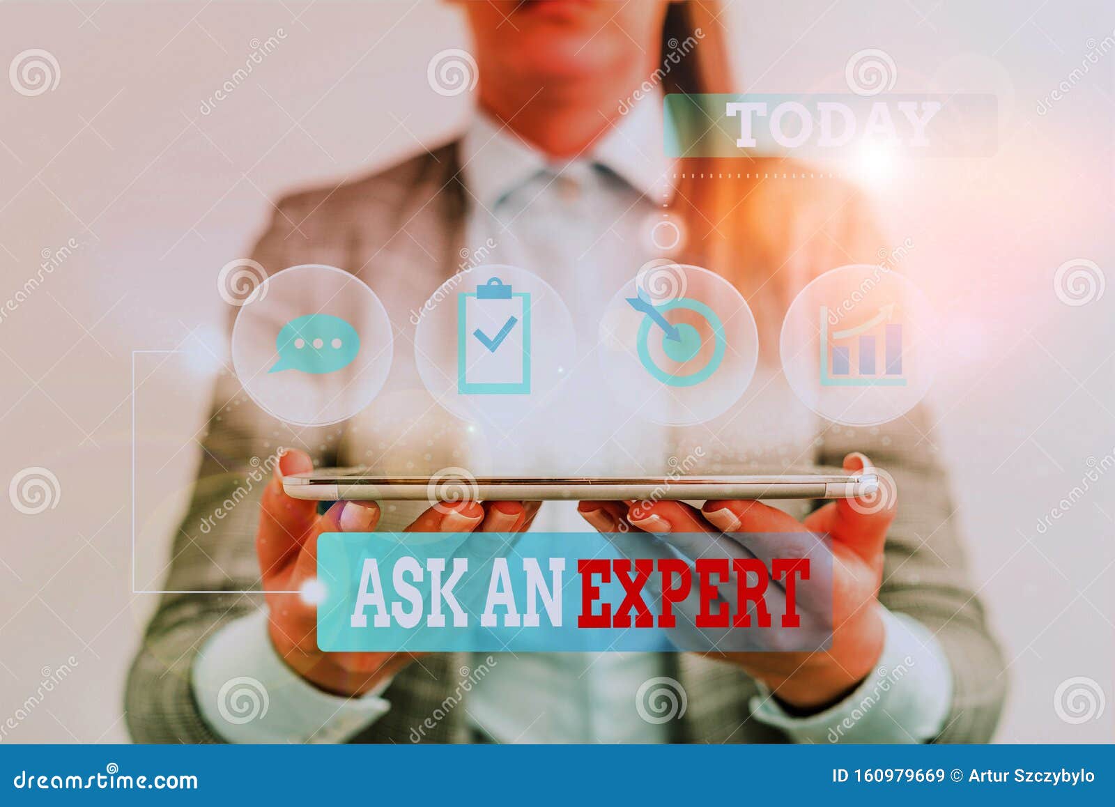 Handwriting Text Writing Ask an Expert. Concept Meaning Consult Someone ...