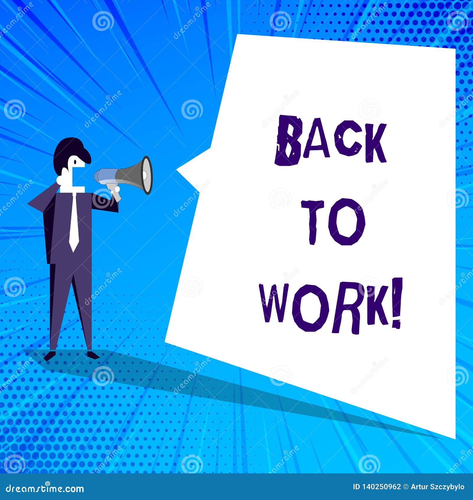 Handwriting Text Writing Back To Work. Concept Meaning Returning To Job ...